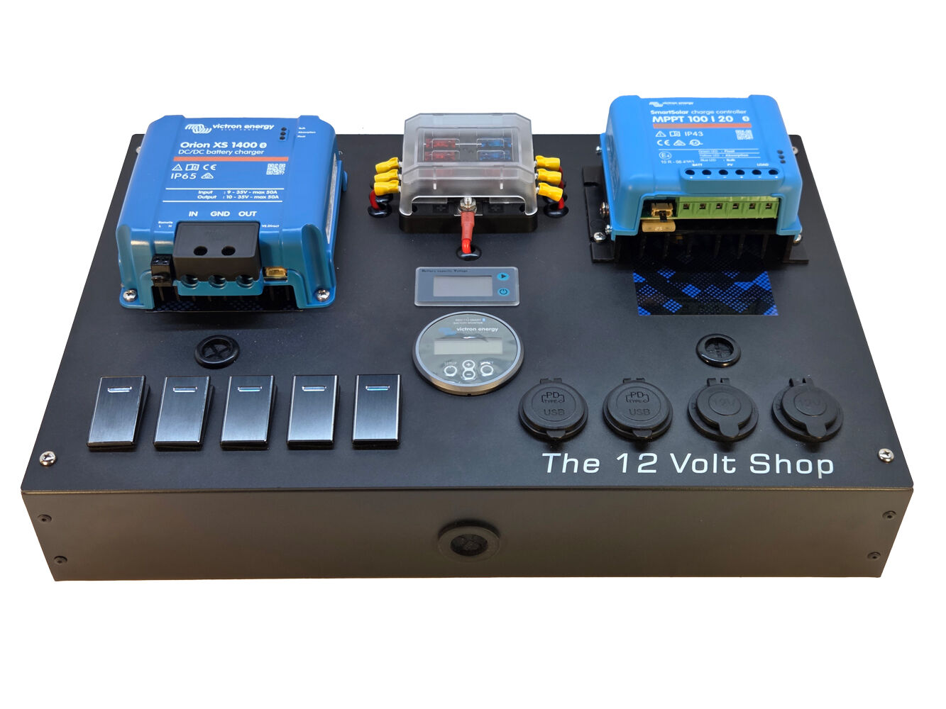 12/24V Premium Control Hub Distribution Panel with Victron Orion XS ...